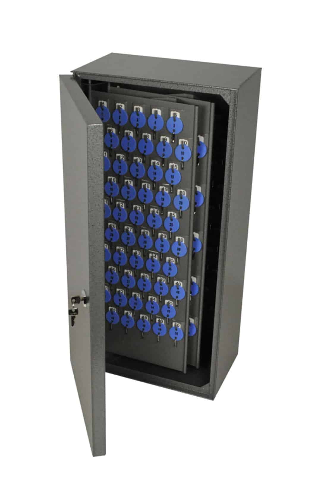 347/60 Telkee Key Safe with Mechanical Lock in Grey | 60 Key Hooks 347/60 Telkee Key Safe with Mechanical Lock in Grey | 60 Key Hooks